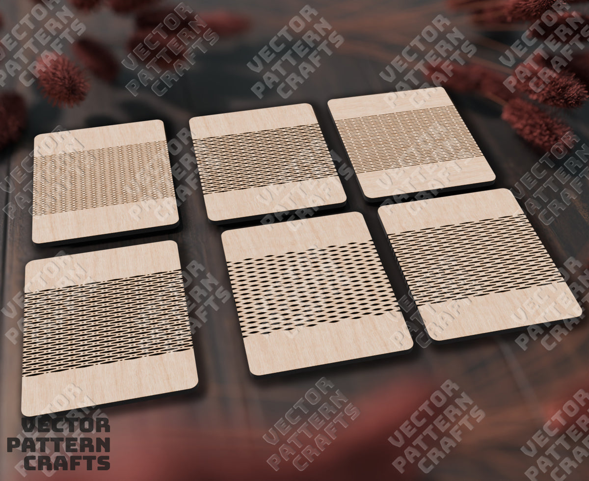 Wooden flexible plywood 16 bundle laser cut file svg