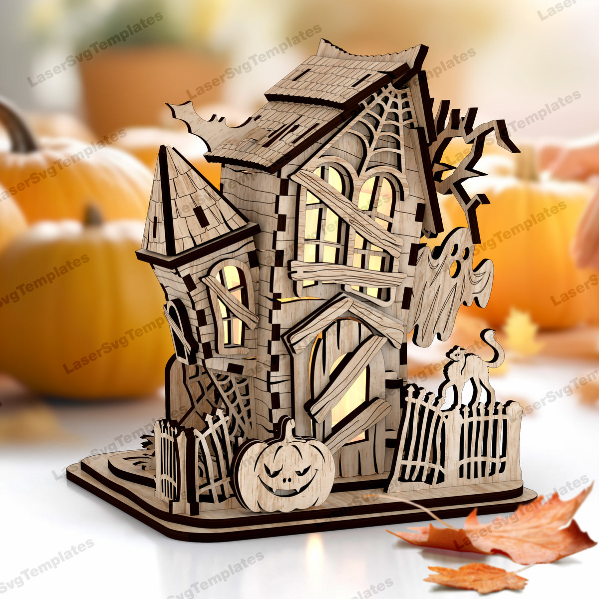 🎃 Halloween Laser Cut Files – Shop LaserSVGTemplates!