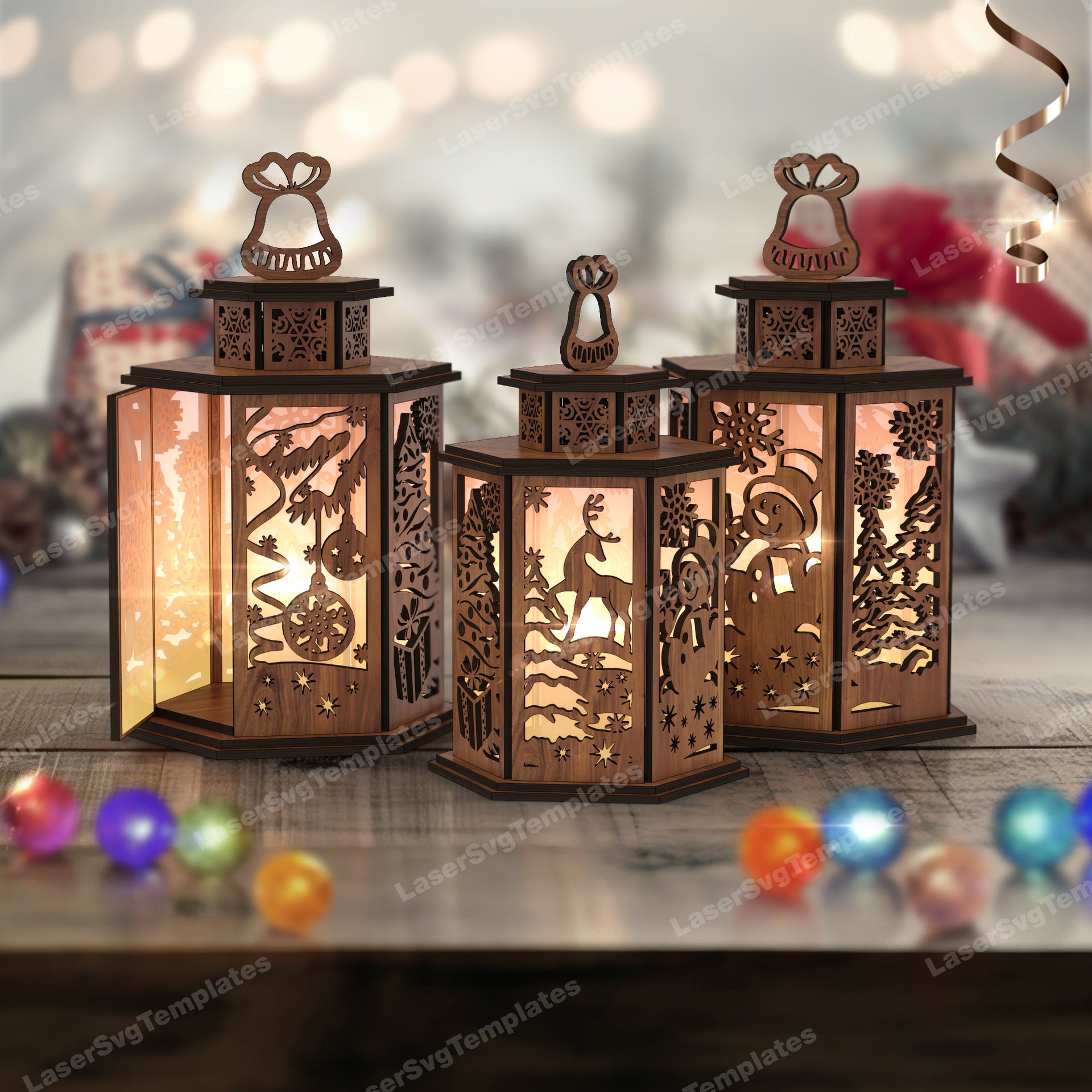 🕯️ Lantern Laser Cut File – Light Up Your Craft Projects