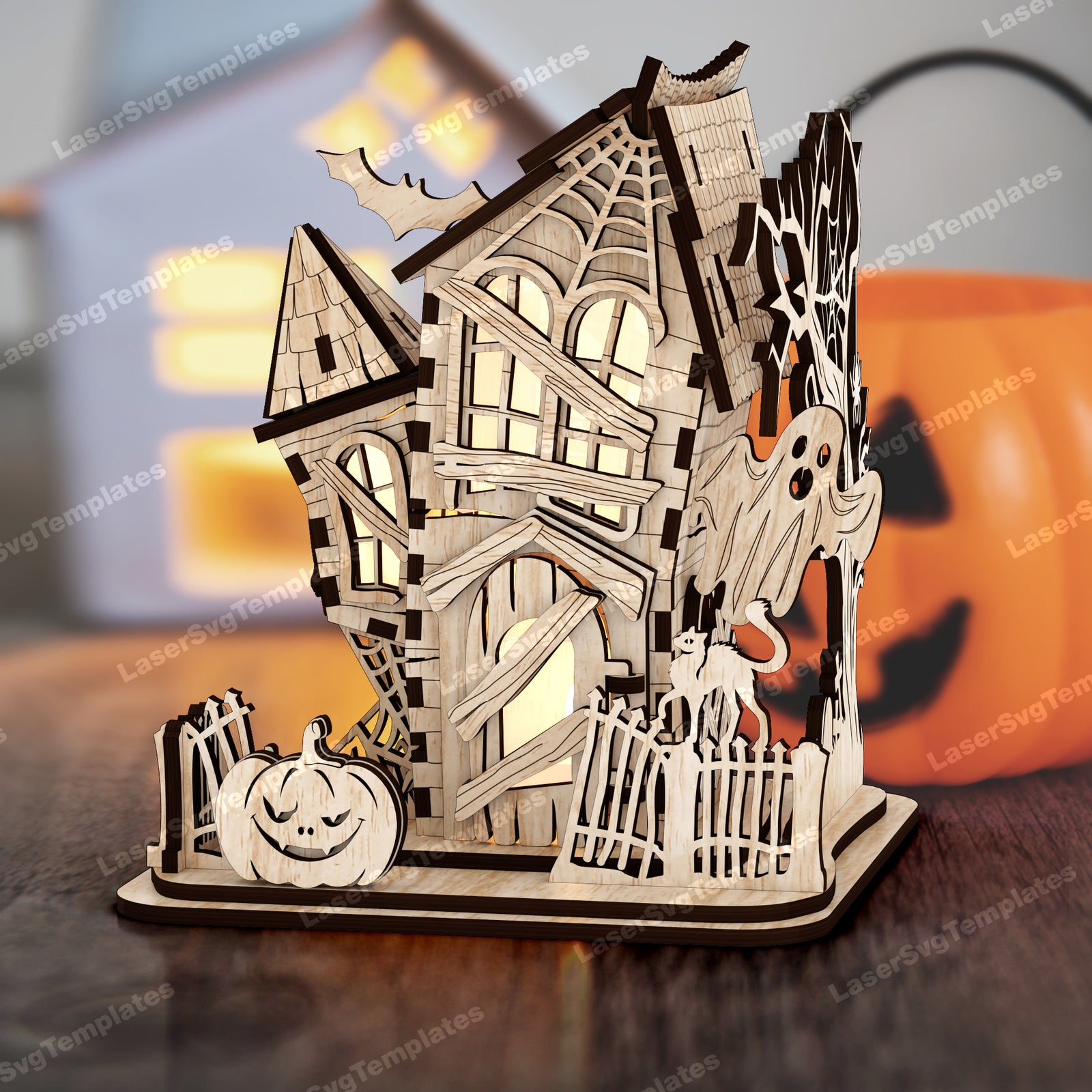 🎃 Halloween Laser Cut Files – Shop LaserSVGTemplates!