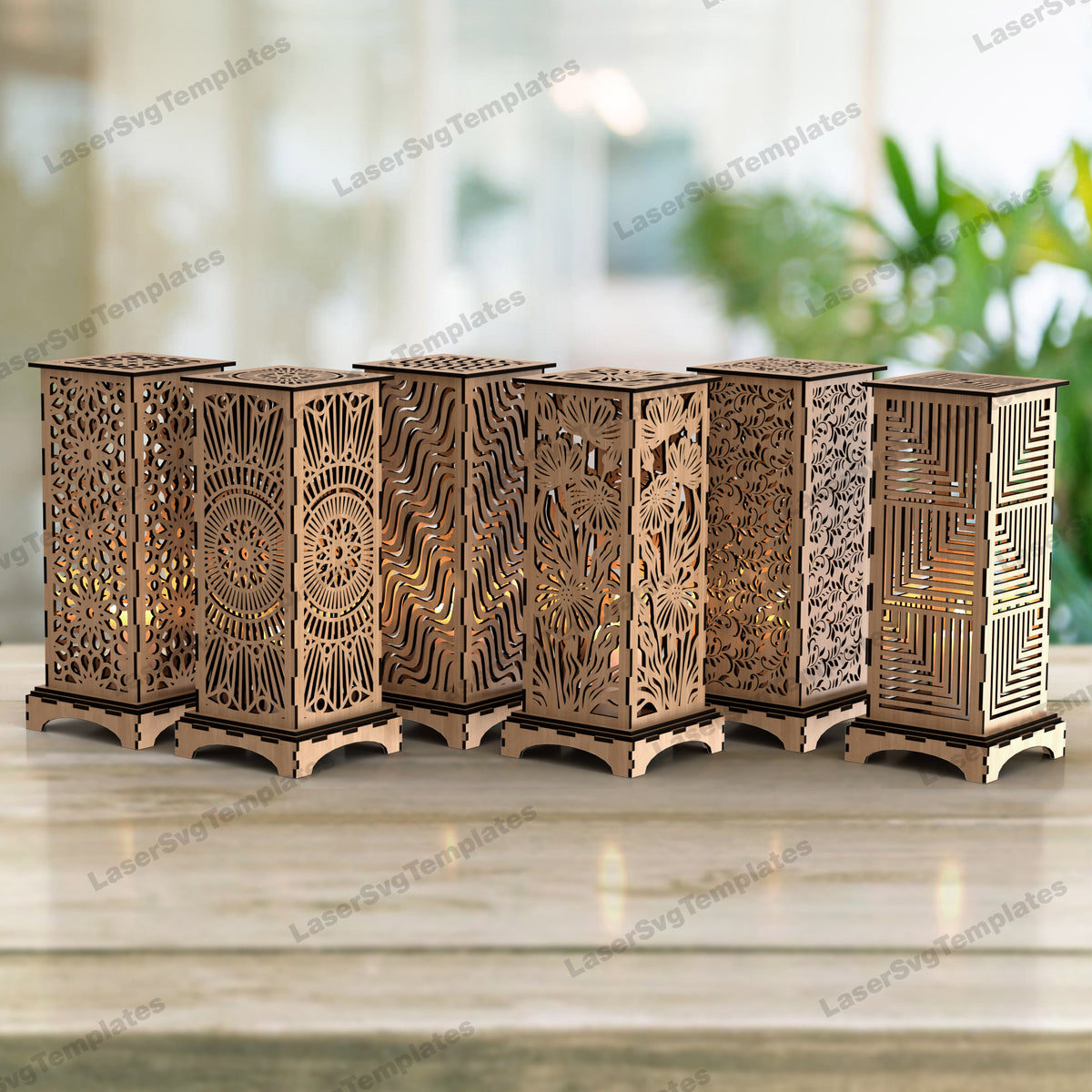💡 Table Lamp Laser Cut File – Craft Lighting for Any Space