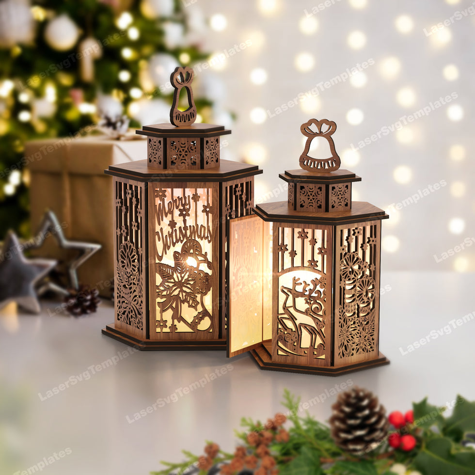 🕯️ Lantern Laser Cut File – Light Up Your Craft Projects