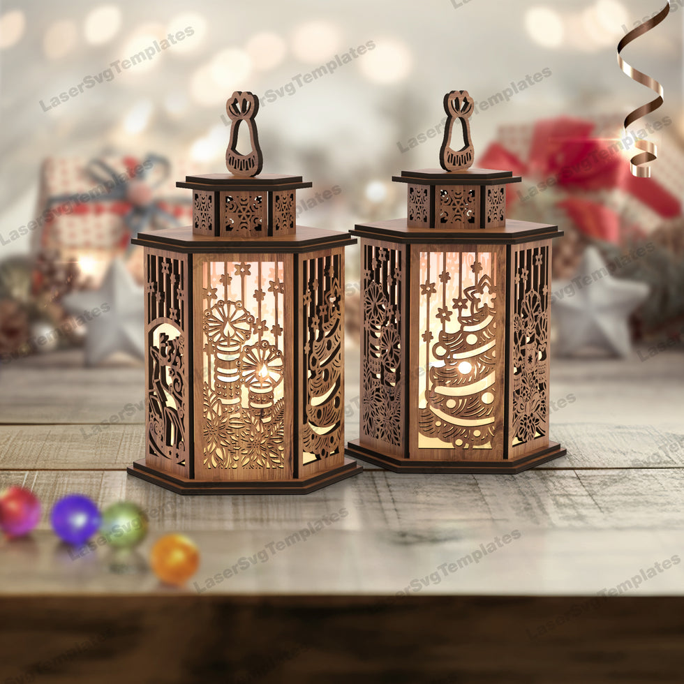 🕯️ Lantern Laser Cut File – Light Up Your Craft Projects