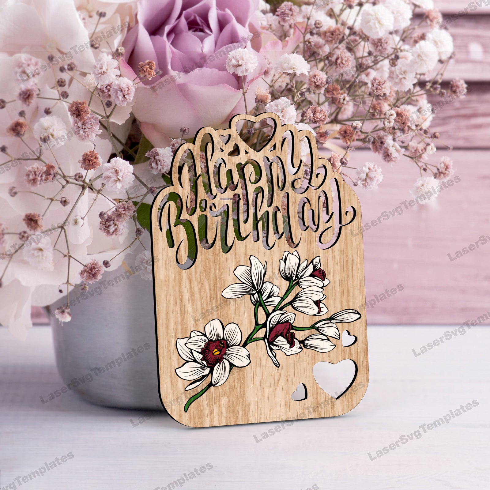 Floral SVG Files | Laser Cut Flowers & Vines | Vector Elements
