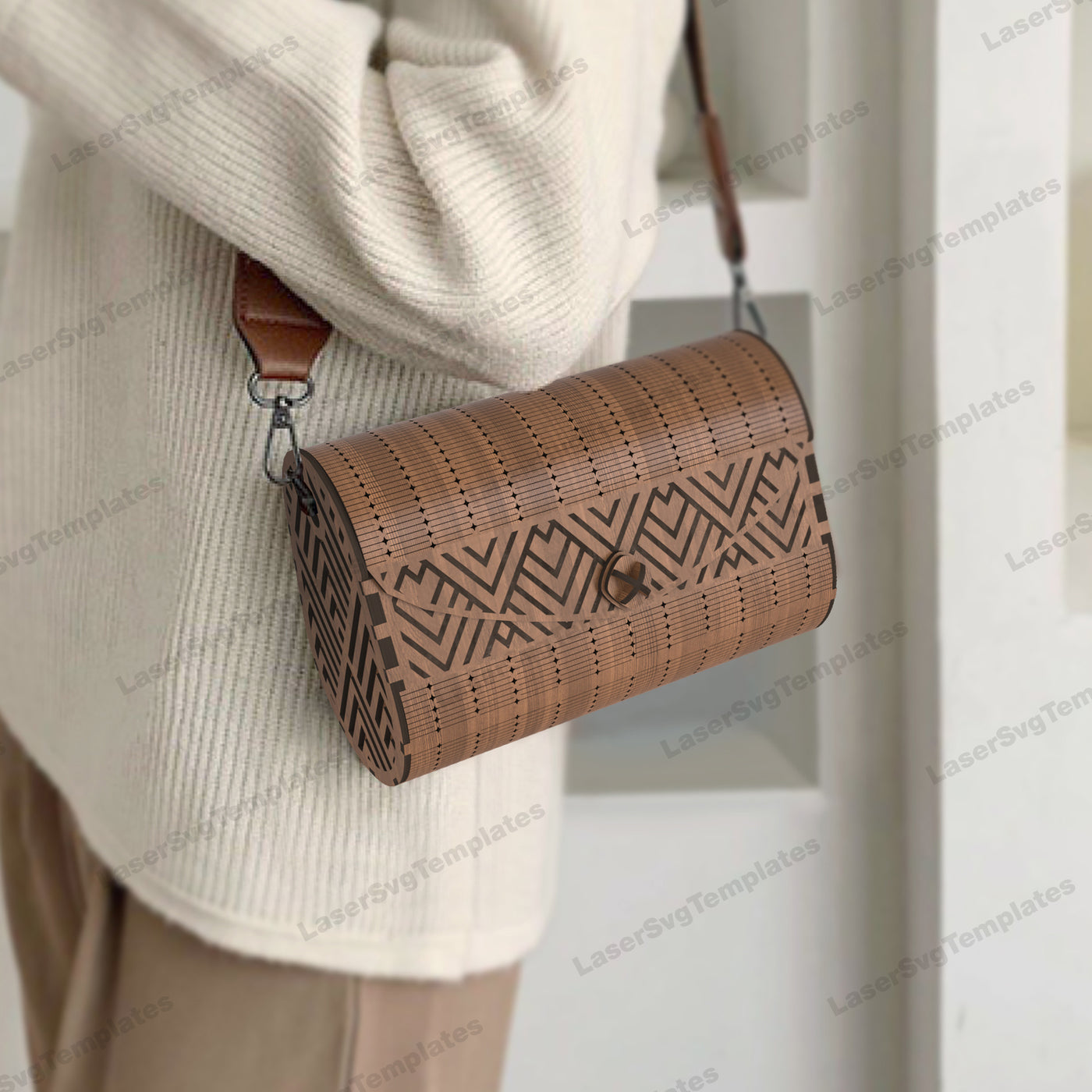 👜 Handbag Laser Cut File – Craft Your Next Fashion Accessory