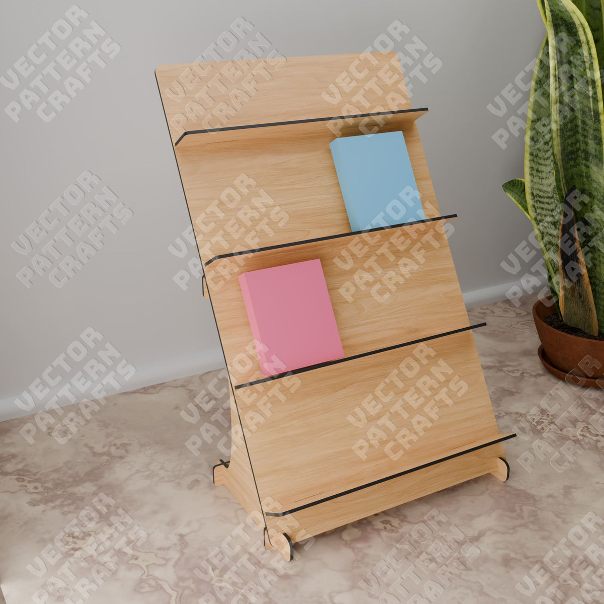 Wooden stand organizer laser cut svg file