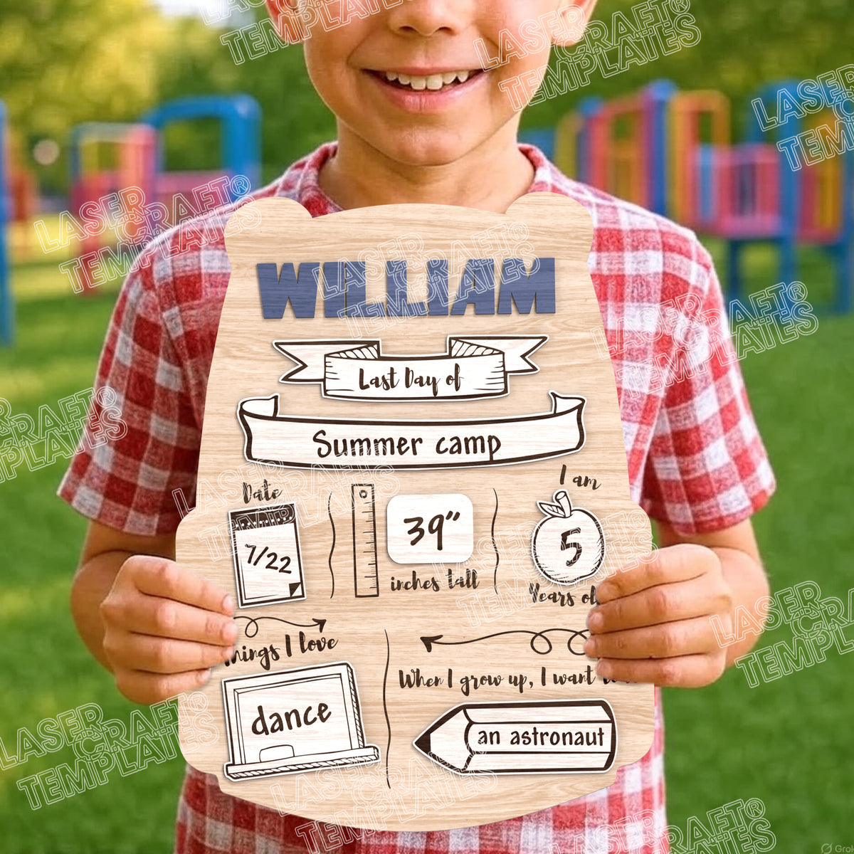 First day of school wood sign laser cut svg file