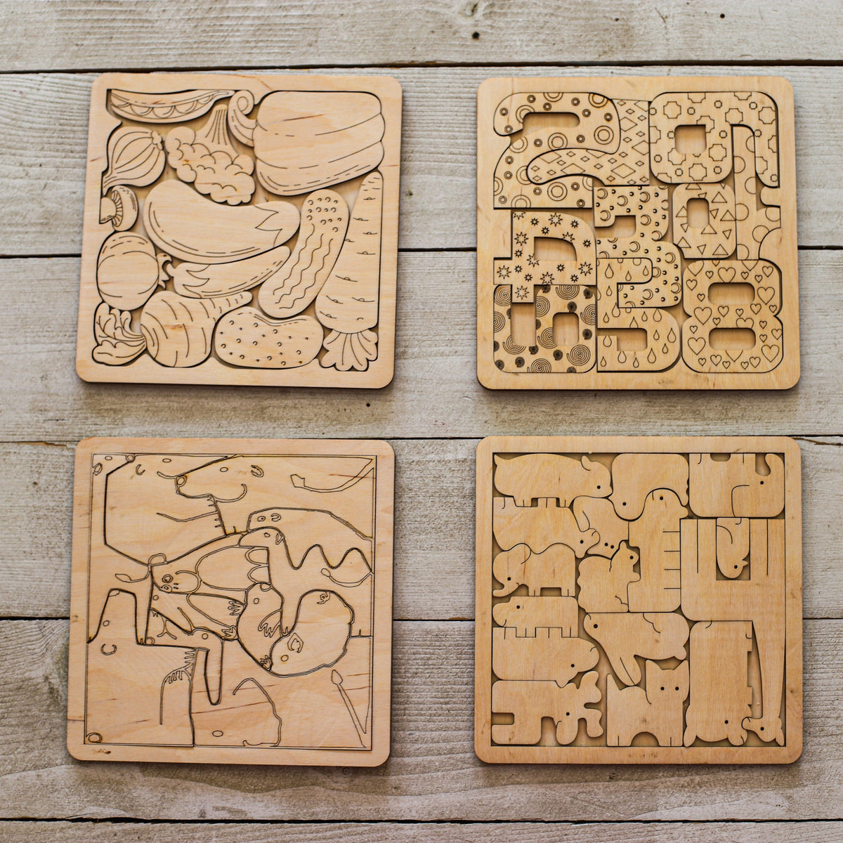 🧩 Puzzle Laser Cut File – Creative and Fun Designs Await