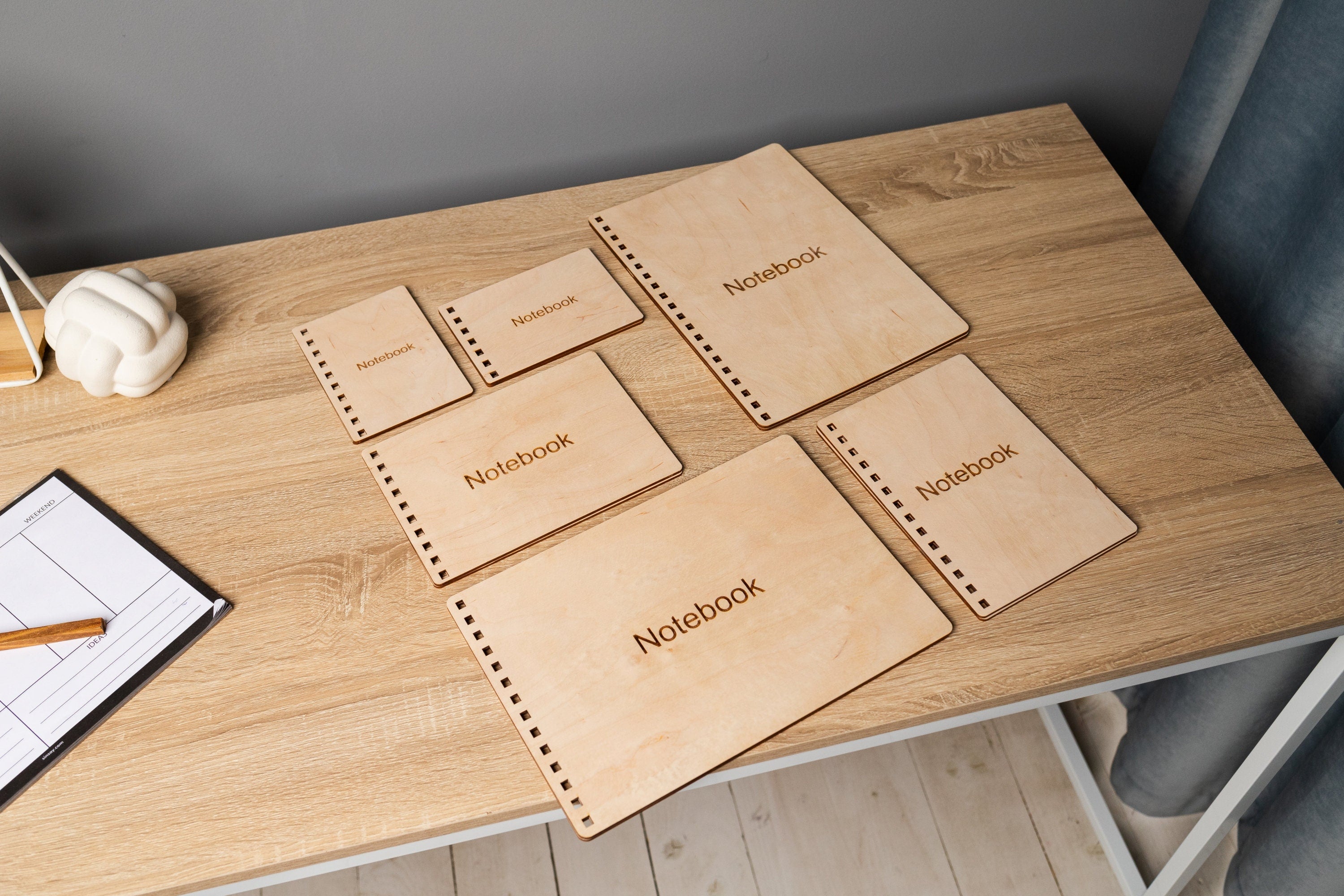 Laser cut spiral notebook cover bundle svg file – LaserSvgTemplates