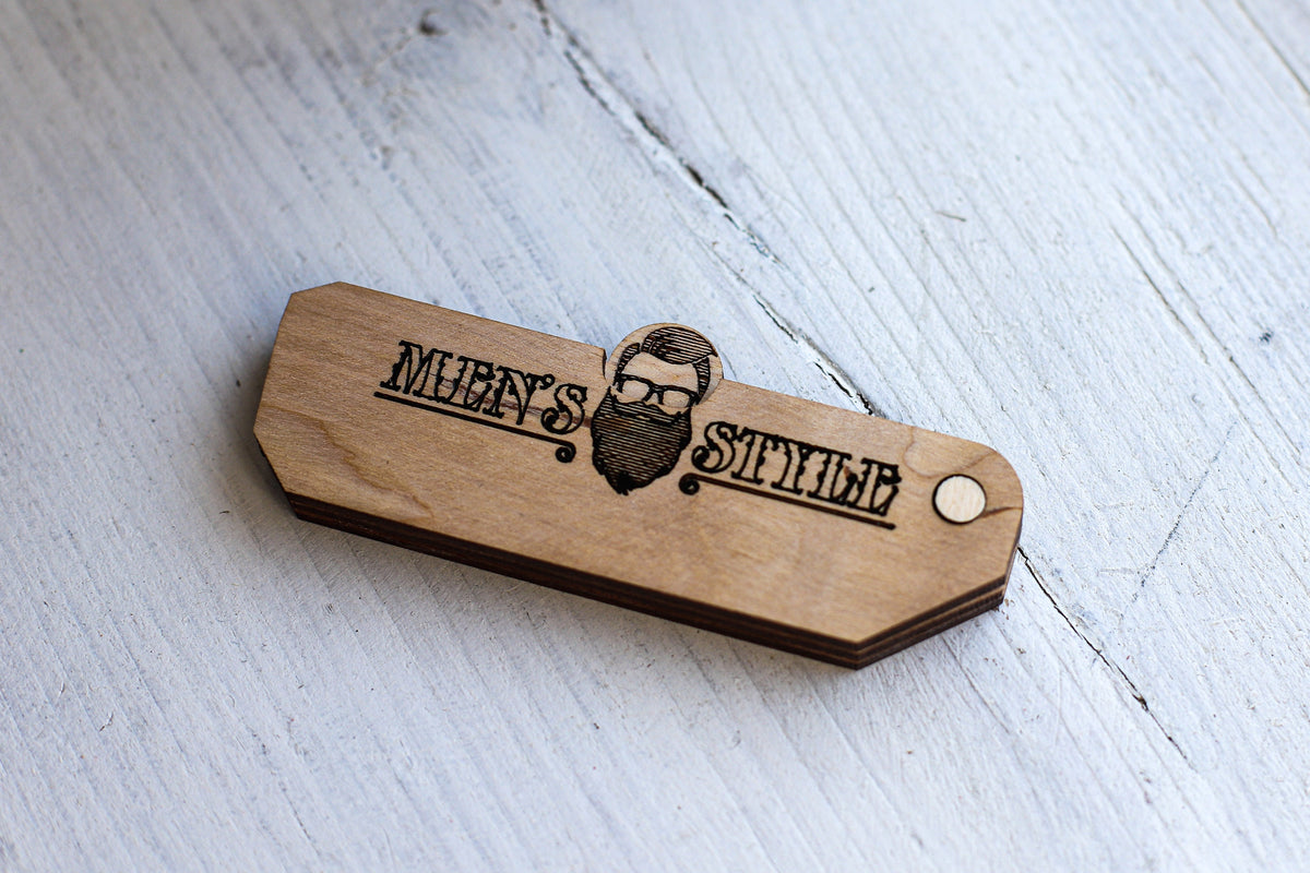 Laser cut wooden beard comb svg file – LaserSvgTemplates