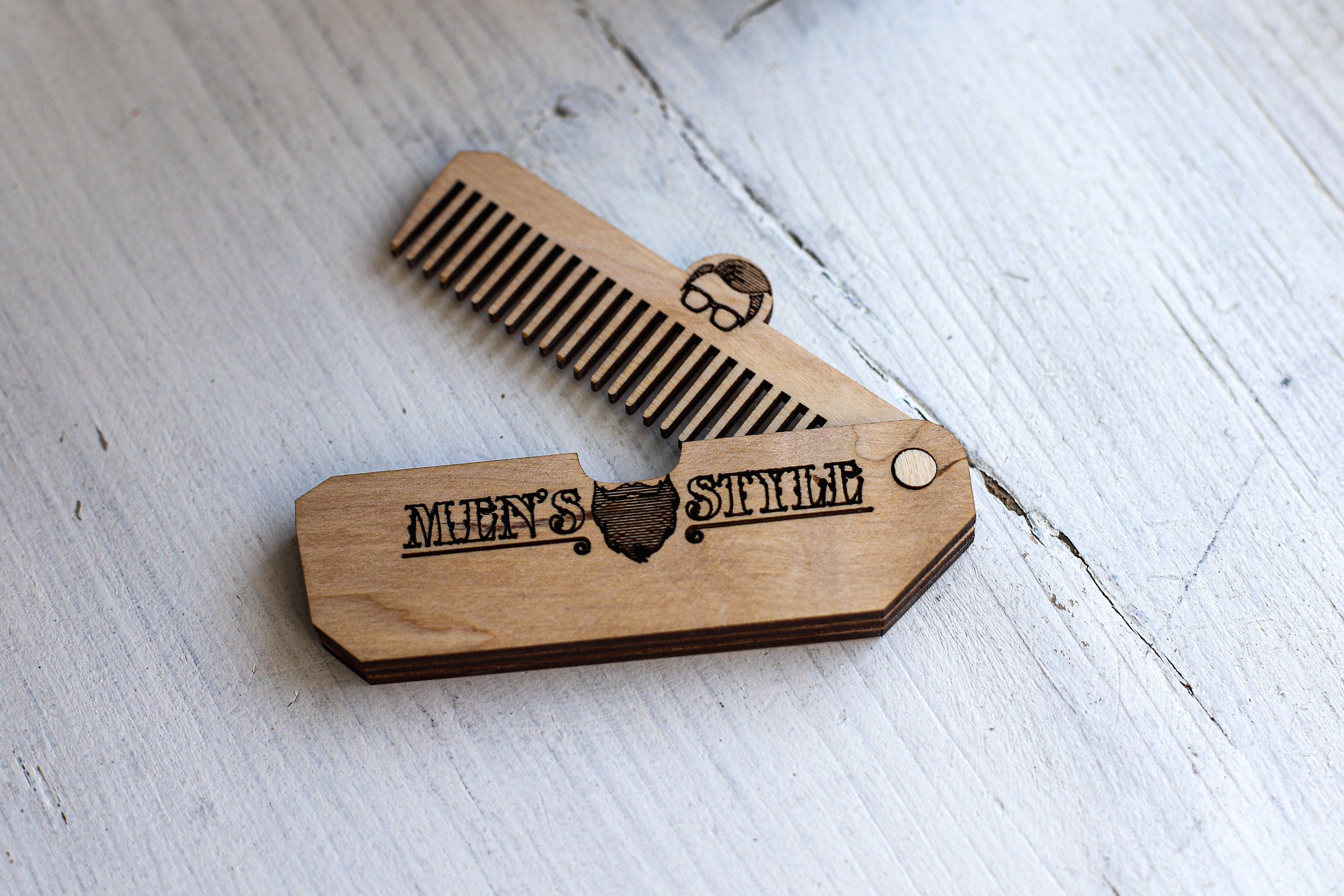 Laser cut wooden beard comb svg file – LaserSvgTemplates