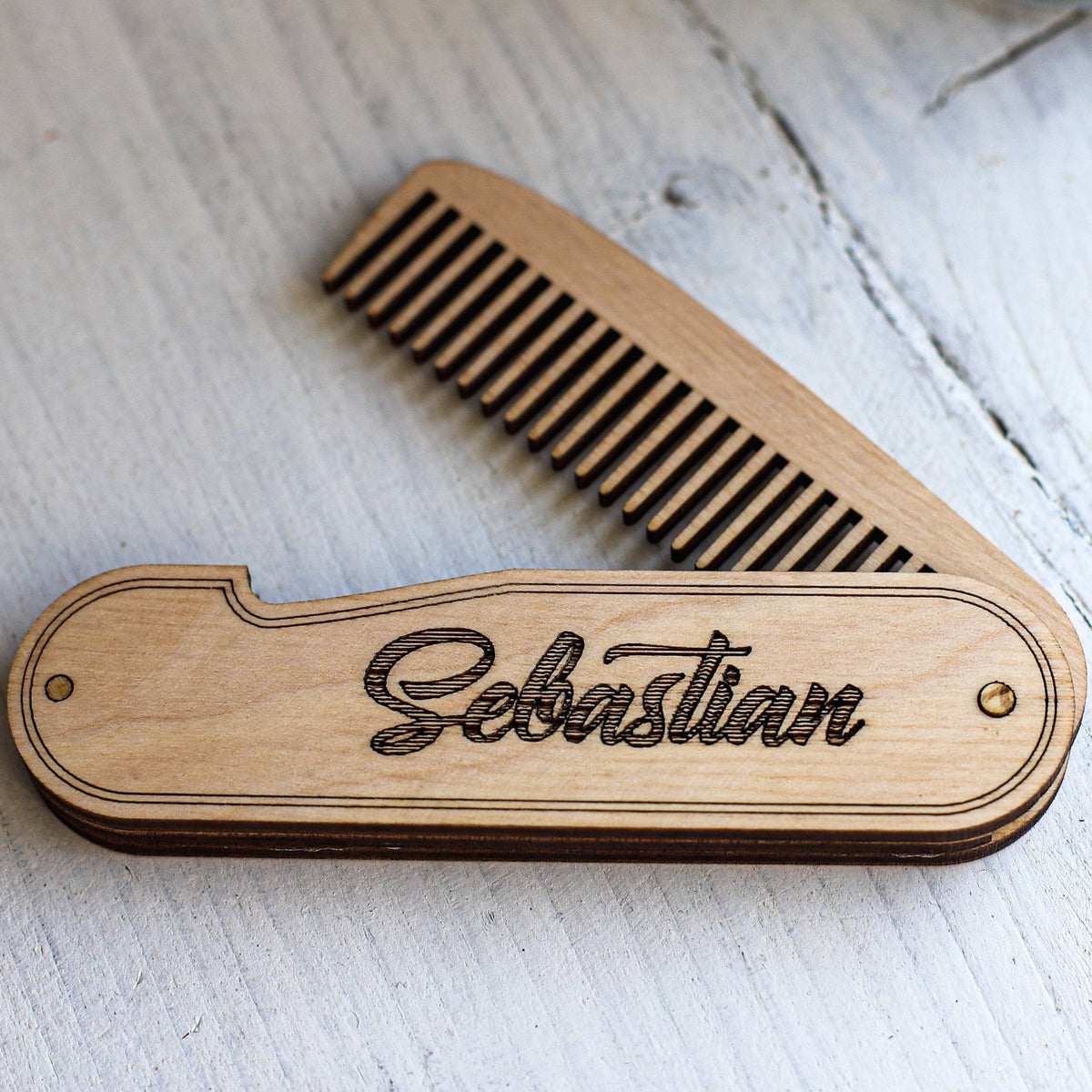 Wooden beard comb laser cut svg file – LaserSvgTemplates